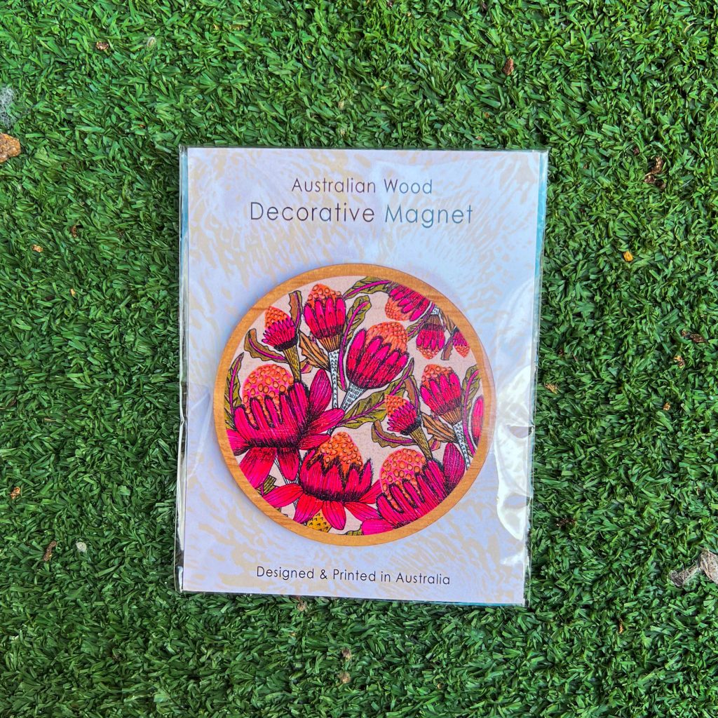 Australian Wood Decorative Magnet